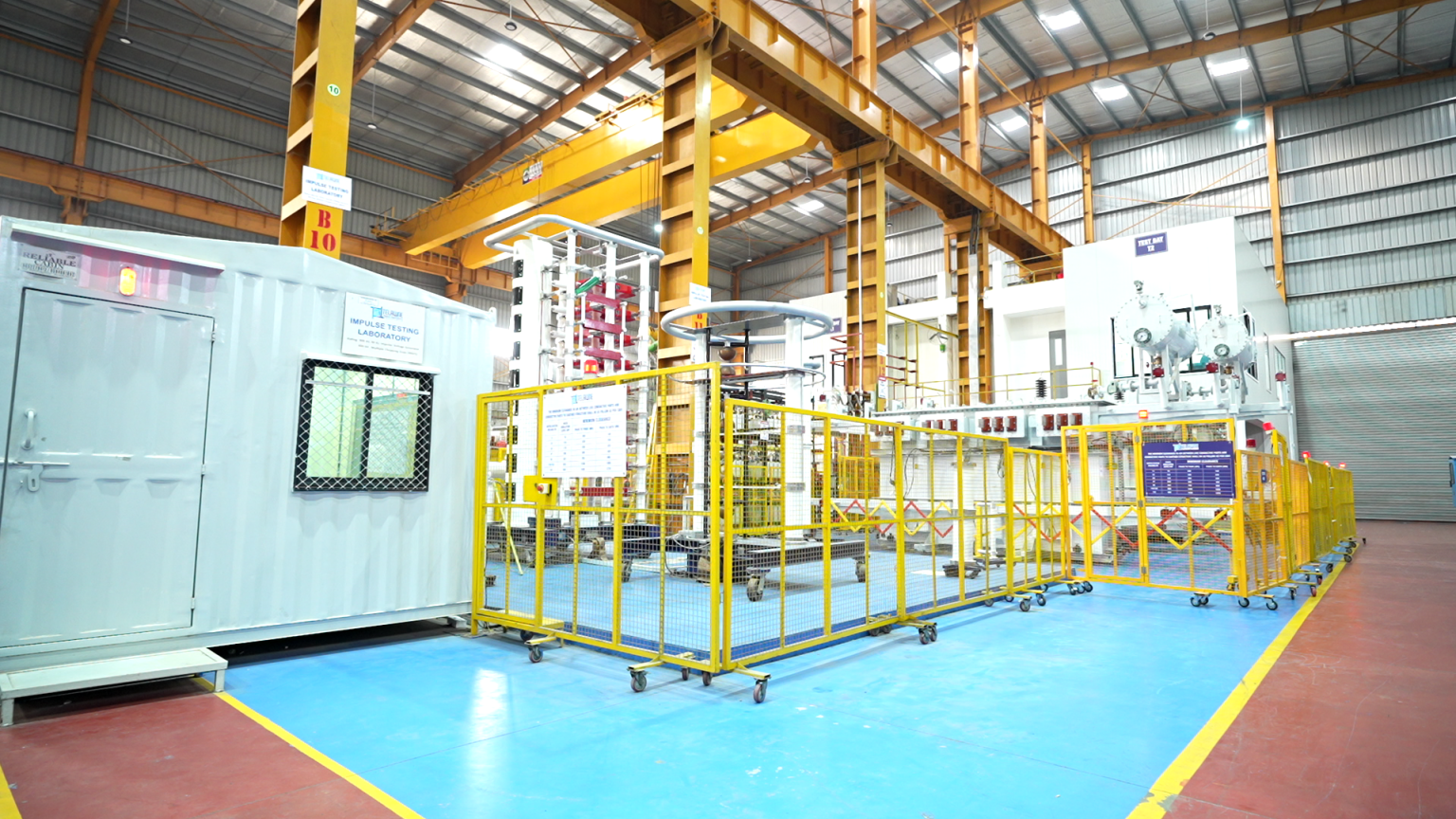 Test Equipments Facility – Tranformer Manufacturer