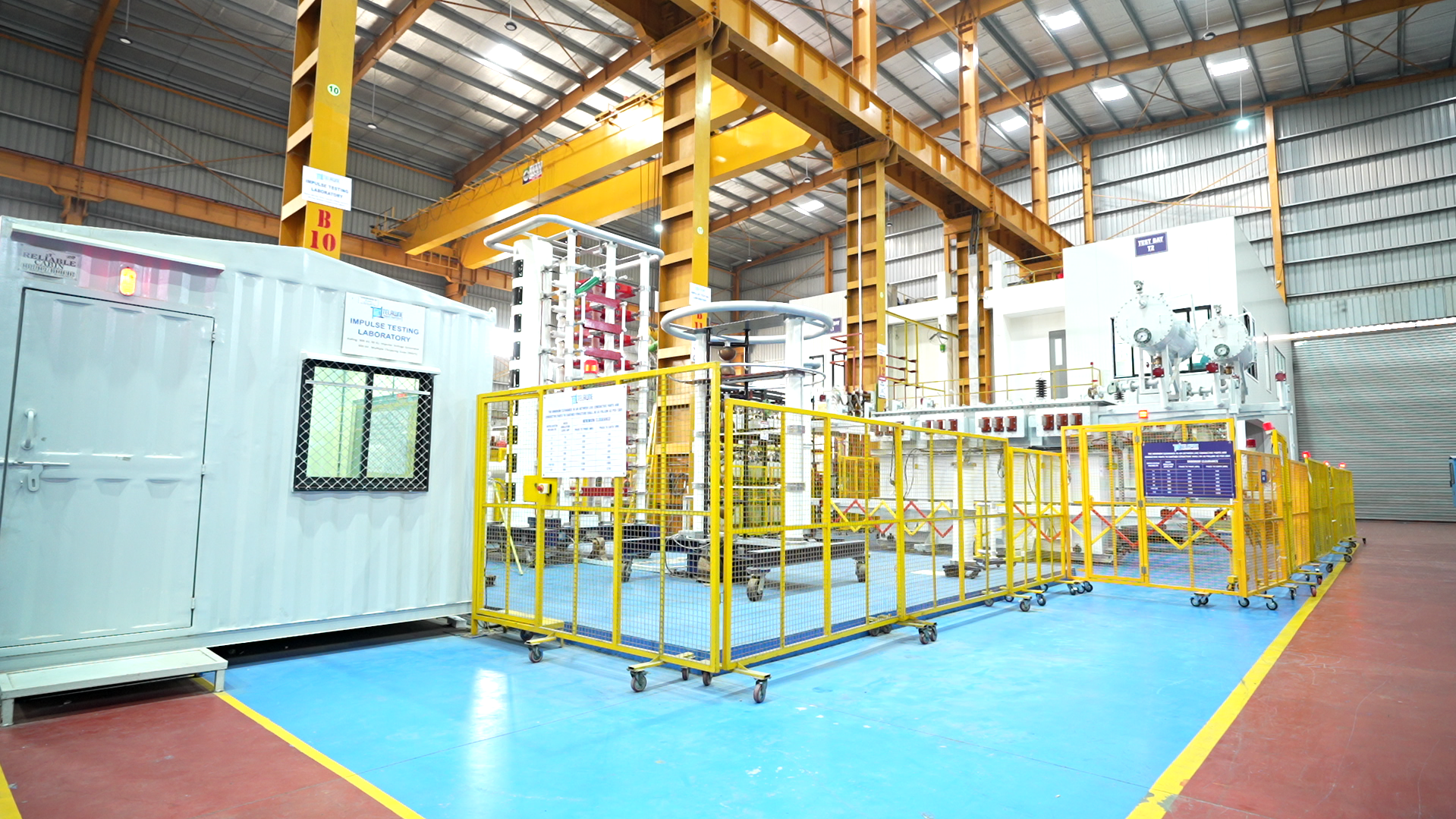 Test Equipments Facility – Tranformer Manufacturer